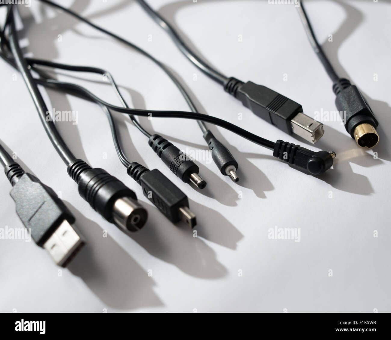 Different types usb cables hi-res stock photography and images - Alamy