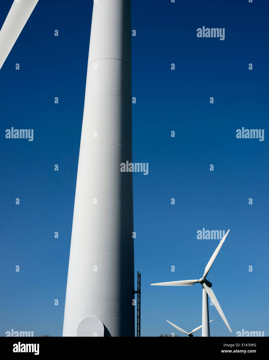 Wind turbines North Wales Stock Photo - Alamy