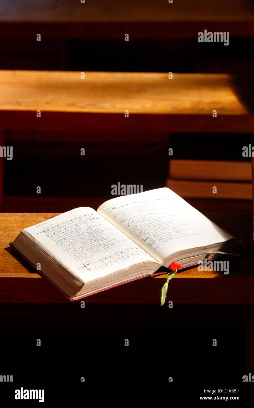 Psalms in a church Stock Photo - Alamy