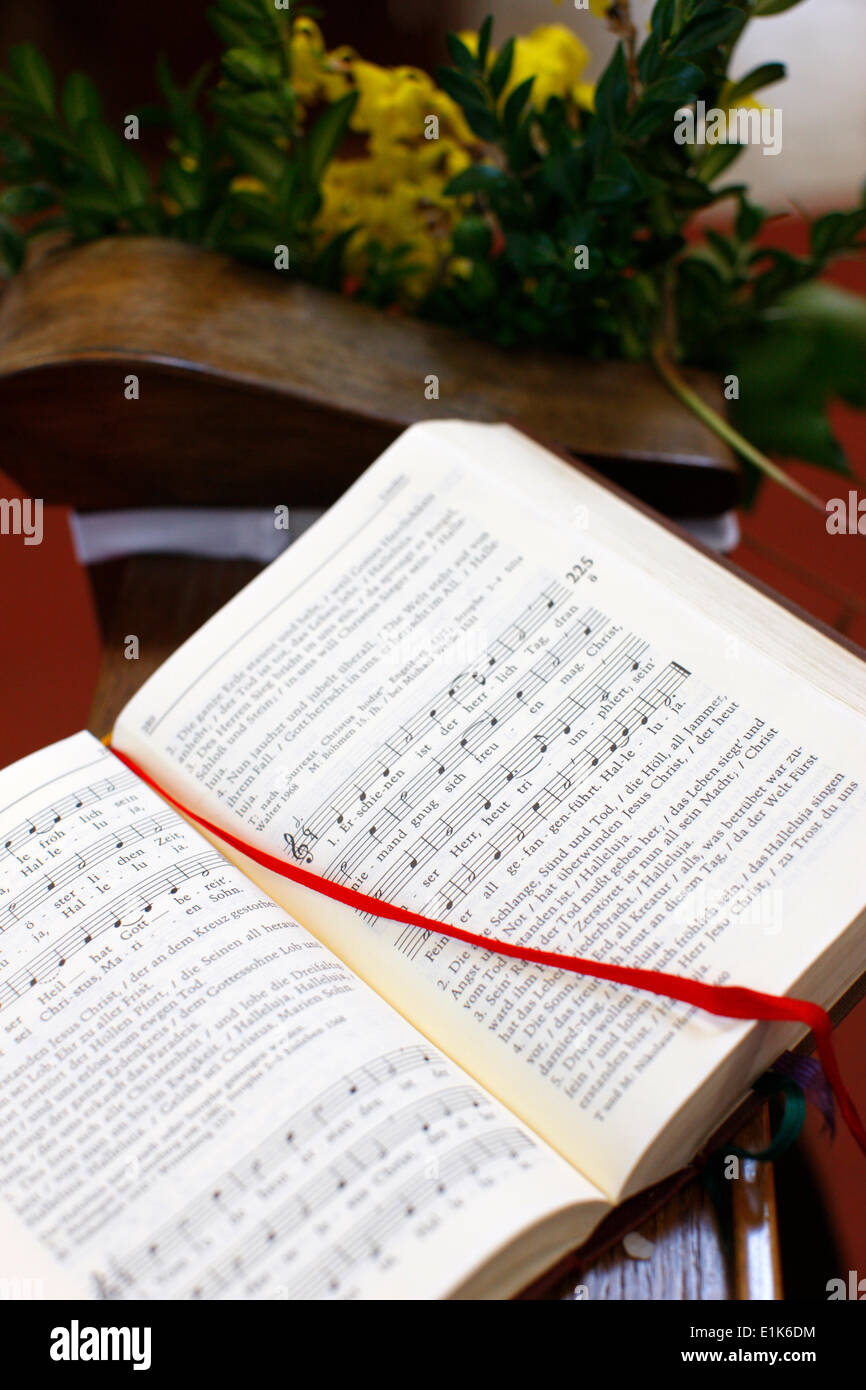 Psalms in a church Stock Photo - Alamy