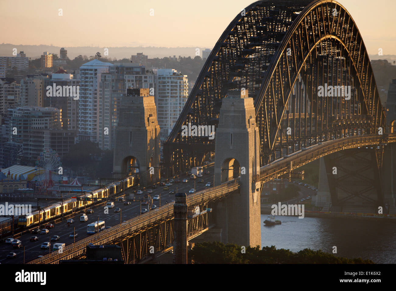 The sydney harbour bridge train hi-res stock photography and images - Alamy