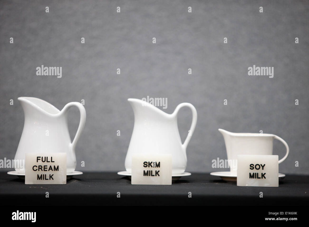 Different types of milk Stock Photo - Alamy