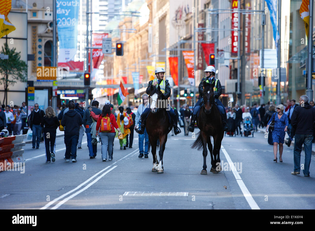 Australian mounted police hi-res stock photography and images - Alamy