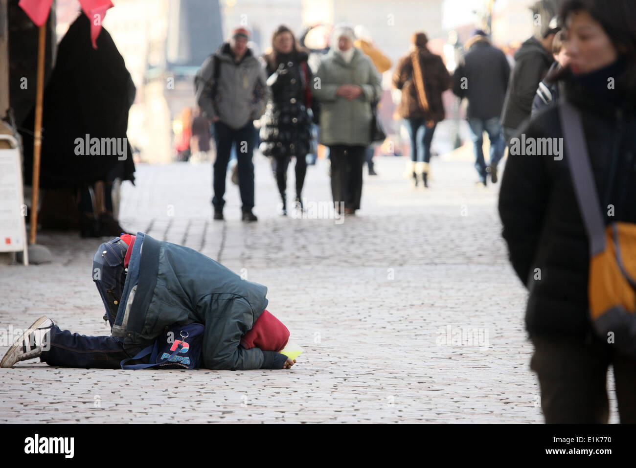 Homeless european hi-res stock photography and images - Alamy