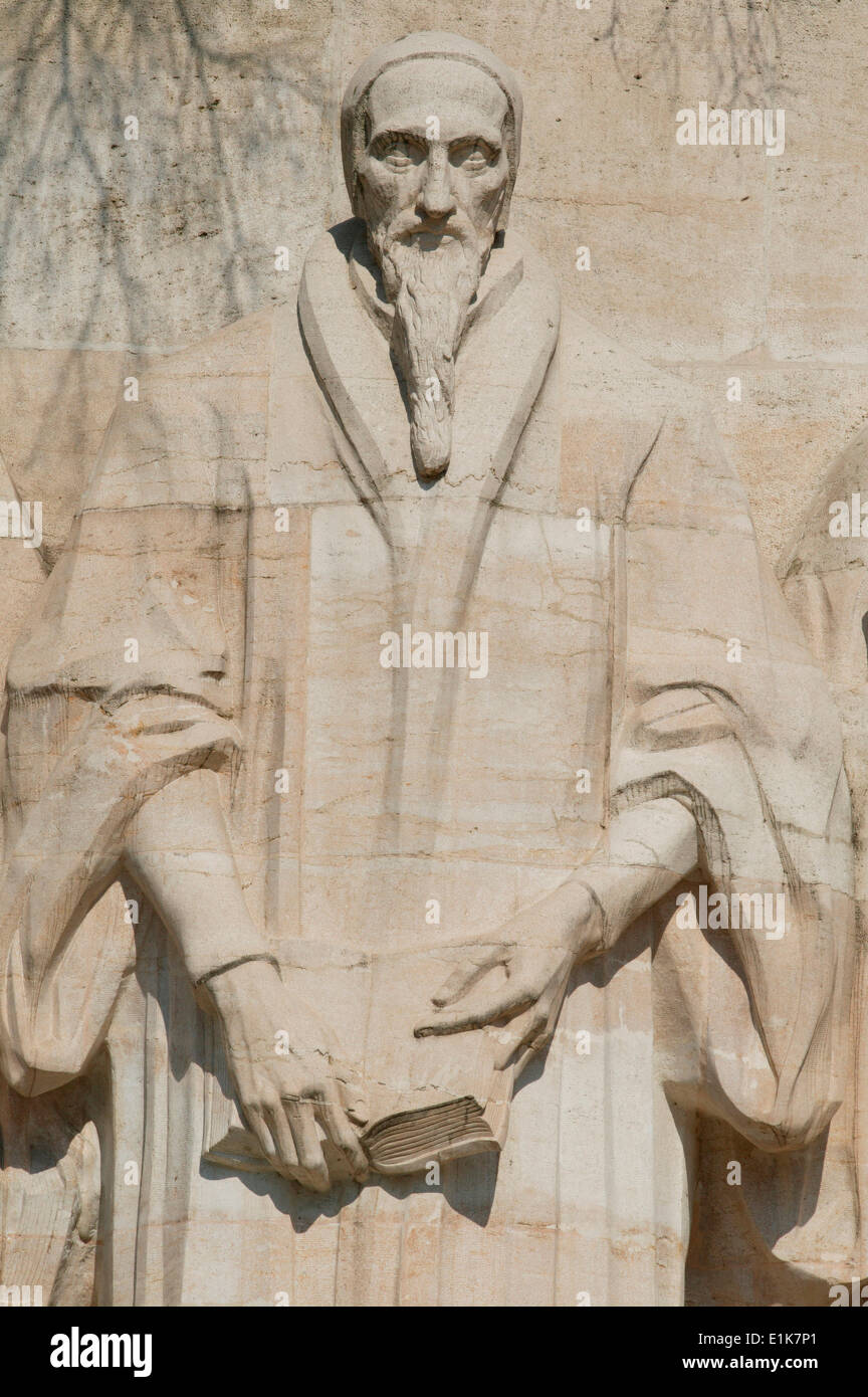 Reformation Monument in Geneva. John Calvin Stock Photo - Alamy