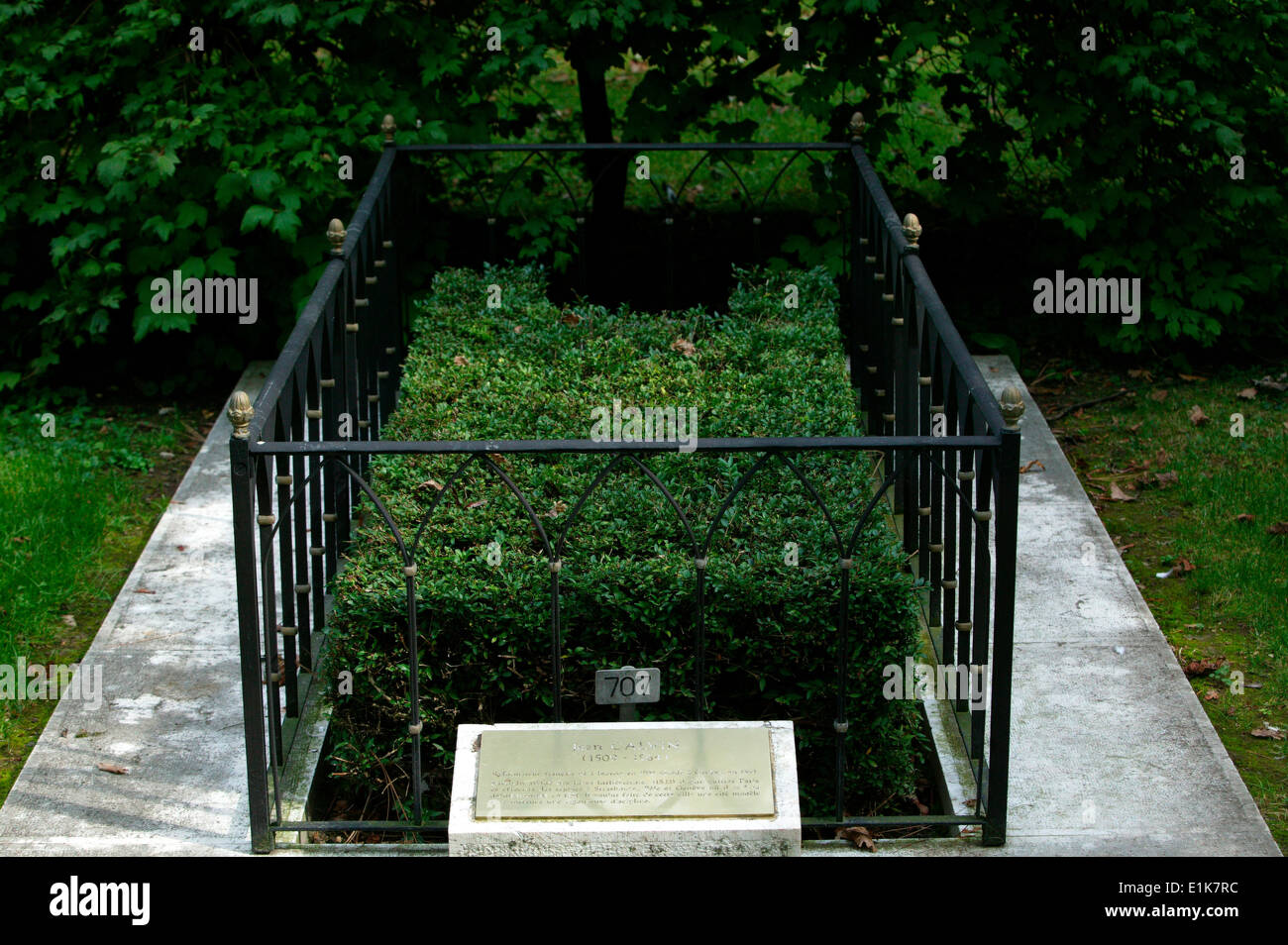 John Calvin's grave. French reformer and theologian Stock Photo - Alamy