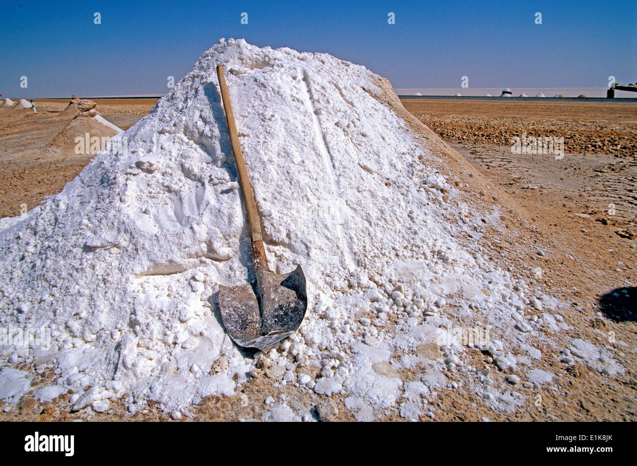 Chott el-djerid salt Stock Photo - Alamy