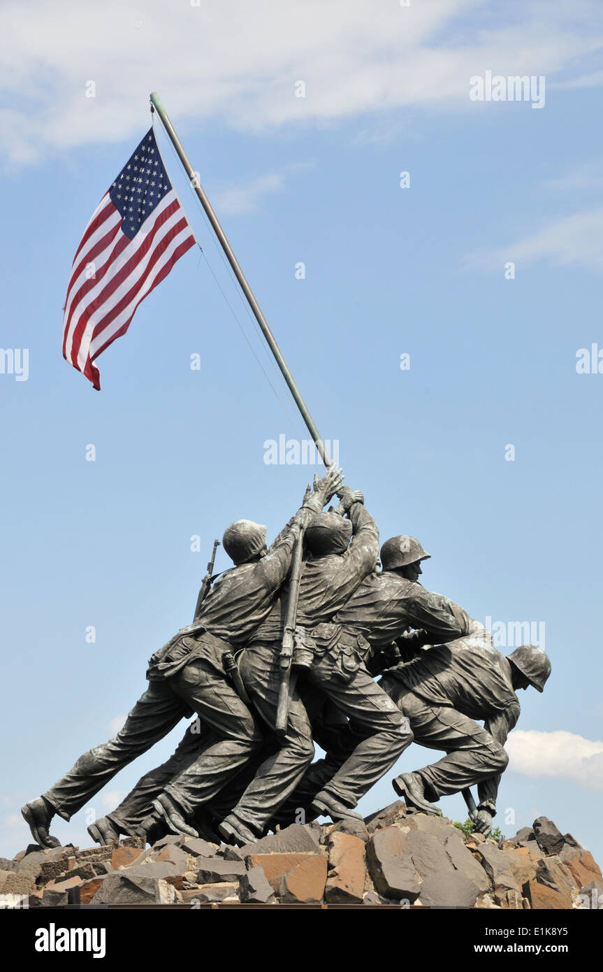 US Marine Iowa Jim monument Stock Photo - Alamy