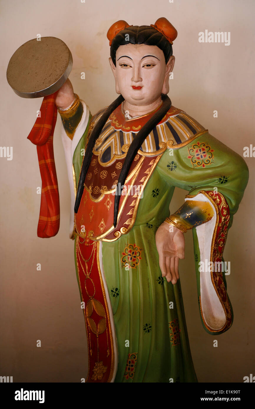 Mazu sea goddess in Thian Hock Keng taoist temple Stock Photo - Alamy
