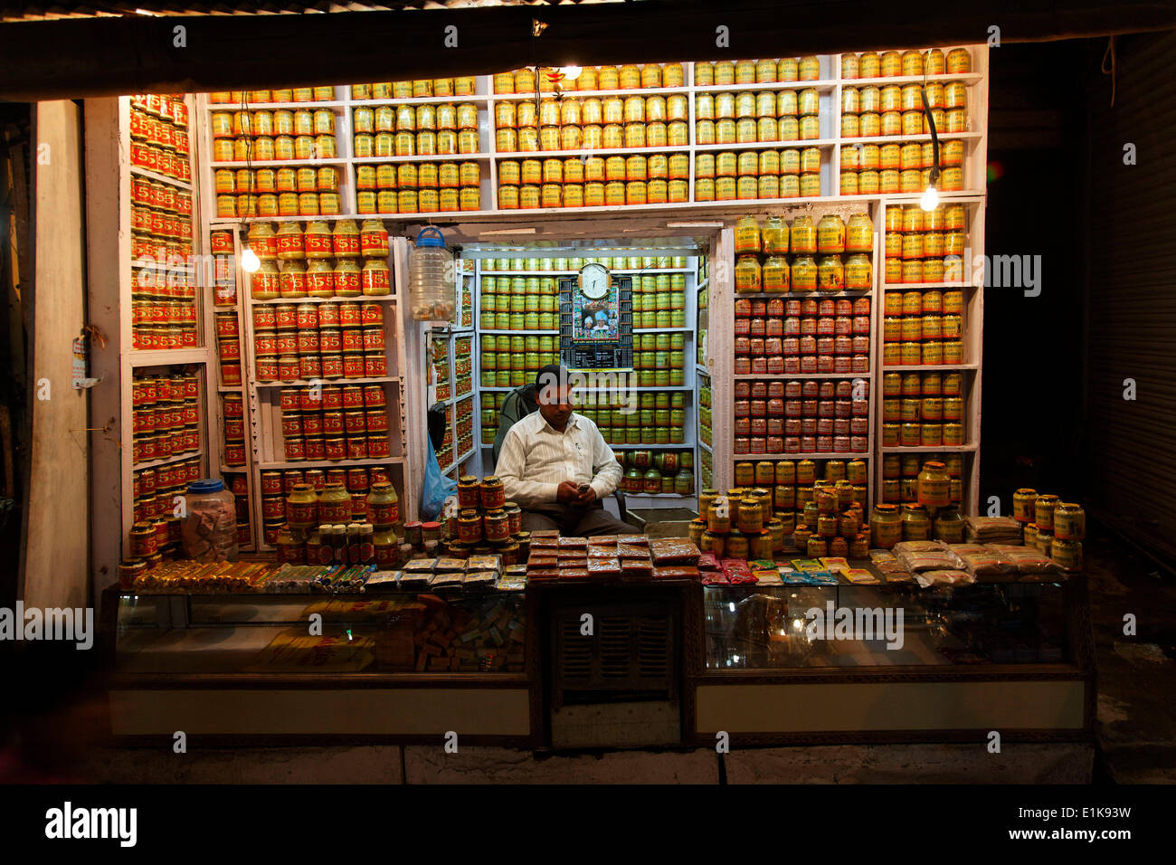 Shop in Haridwar Stock Photo - Alamy