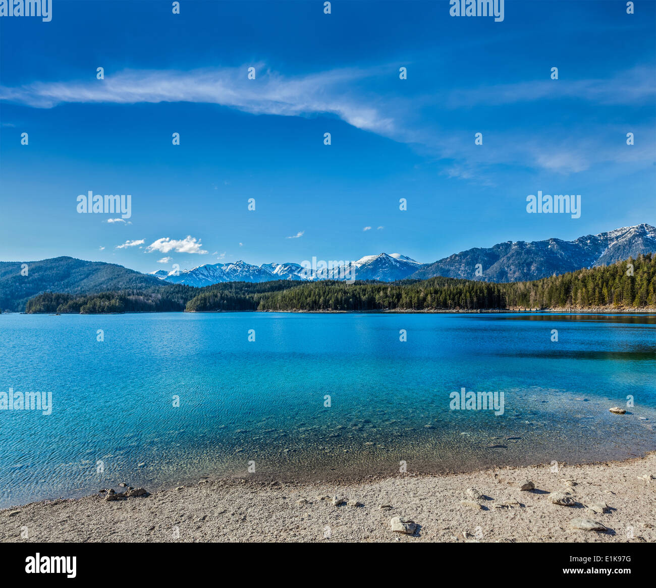 Eibsee lake hi-res stock photography and images - Alamy