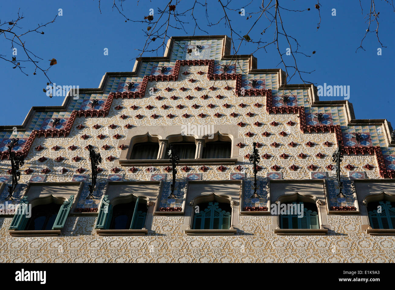 Casa Amatller designed by Puig i Cadafalch Stock Photo - Alamy