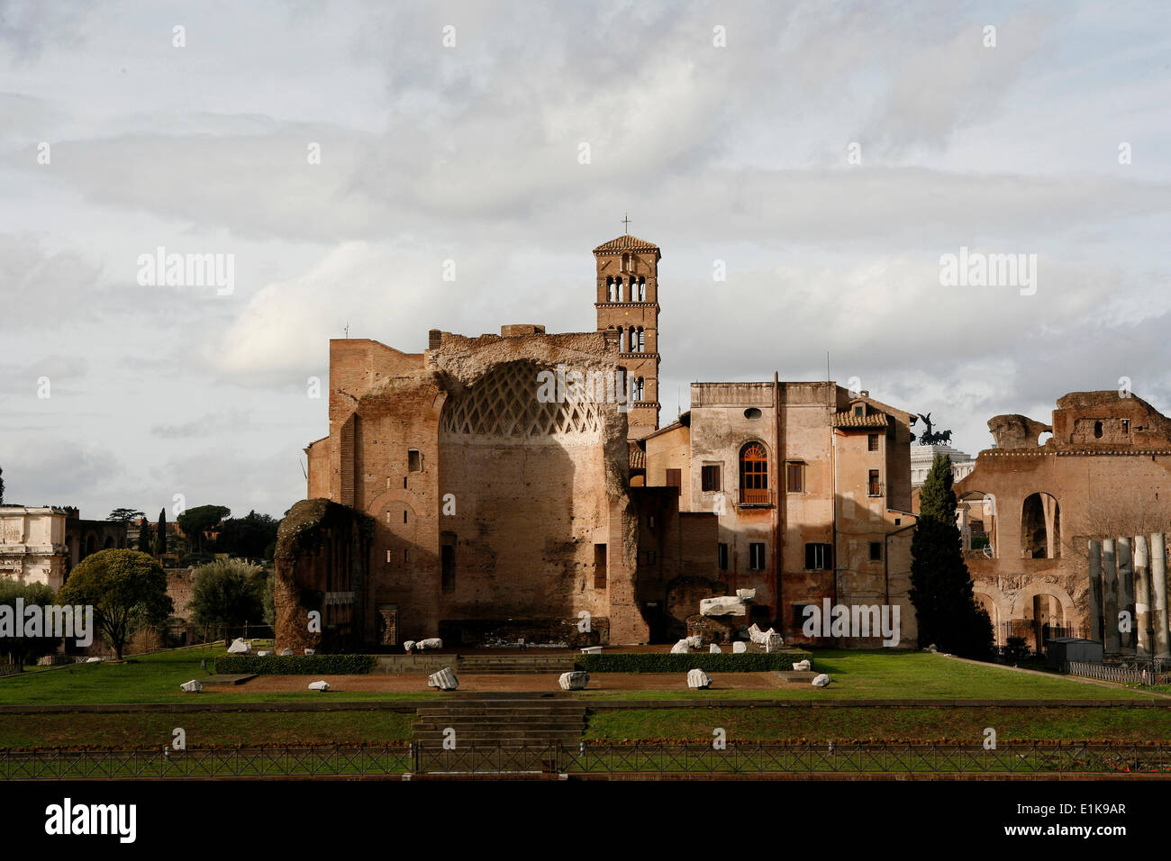 Maxence and Constantin basilica Stock Photo - Alamy