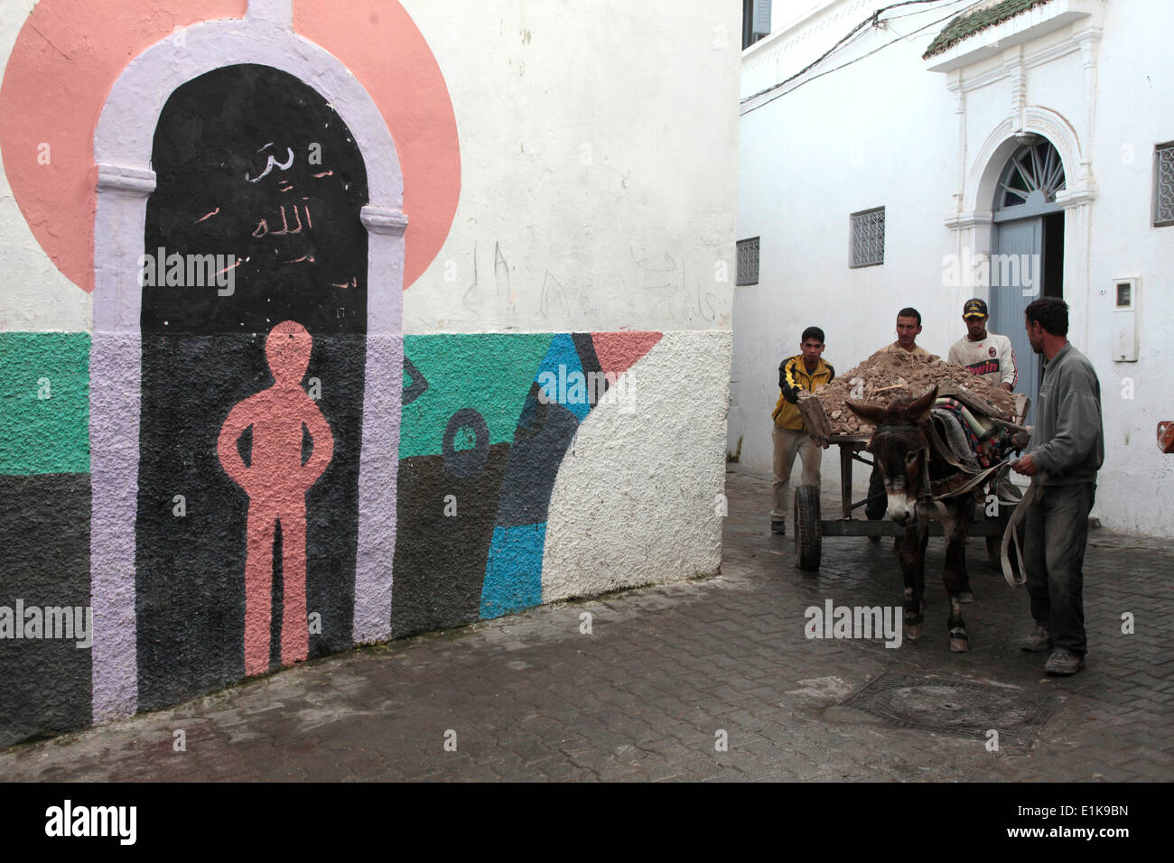 Daily life in Azemmour Stock Photo - Alamy