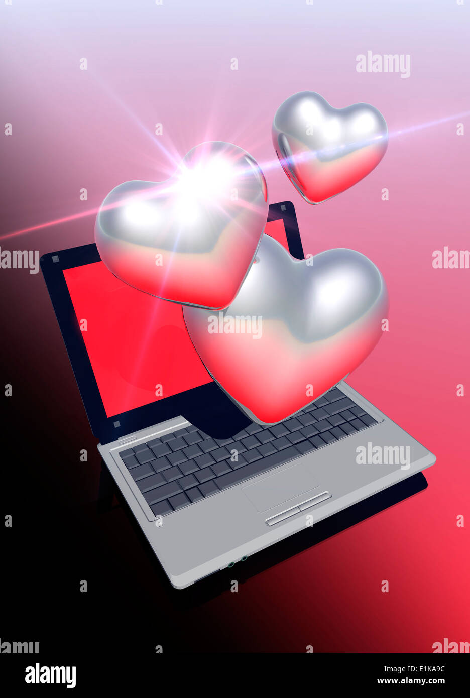 Laptop artwork hi-res stock photography and images - Alamy