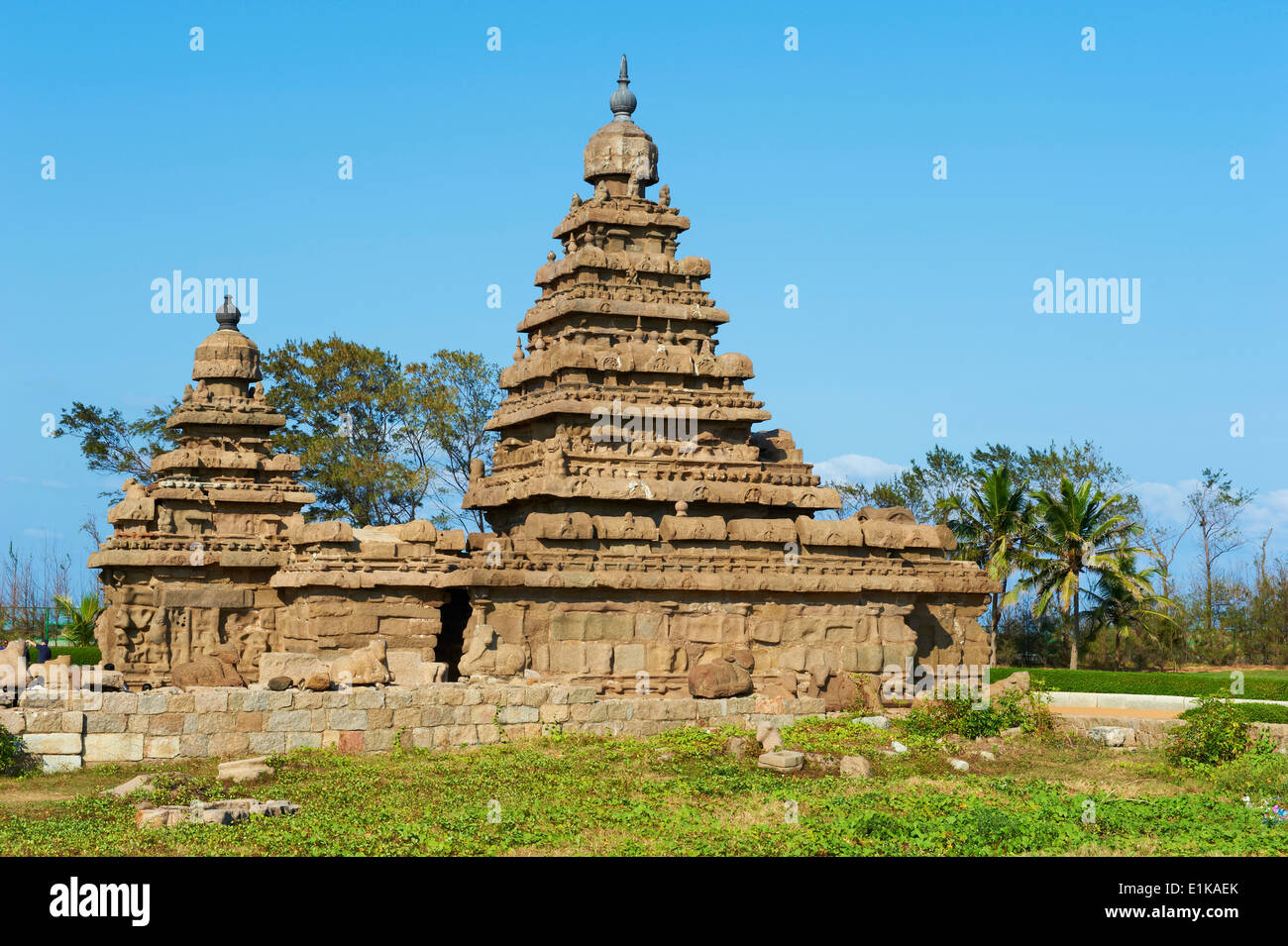 Mahabalipuram temple hi-res stock photography and images - Alamy
