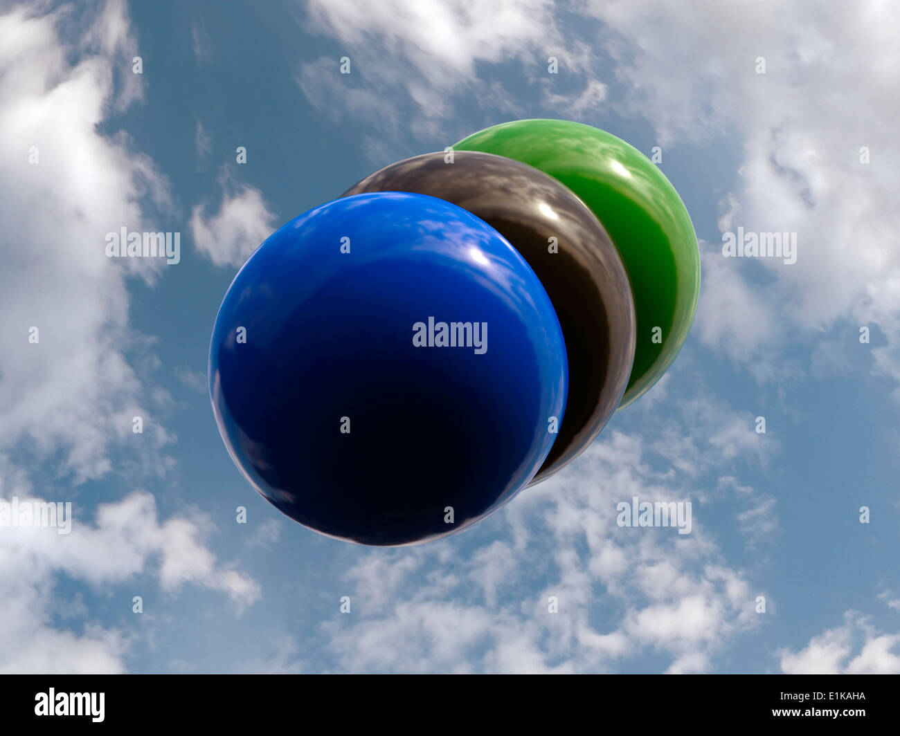 Molecular structure of cyanogen chloride showing carbon (black ...
