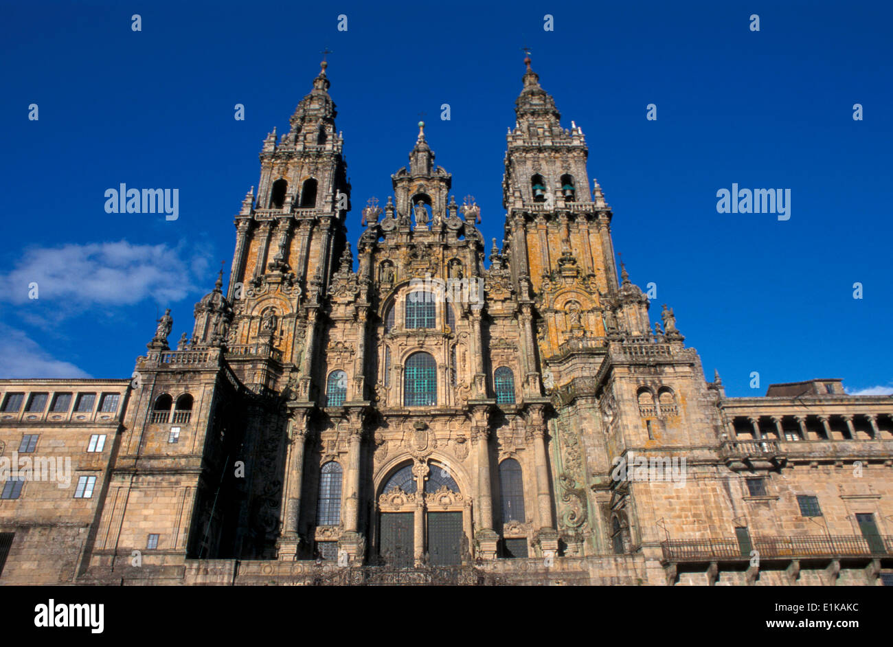 Santiago de Compostela cathedral fa ade Stock Photo - Alamy