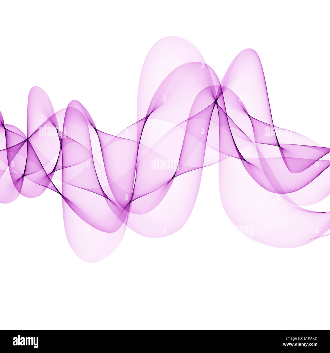 Pink abstract patterns against white background computer artwork Stock ...