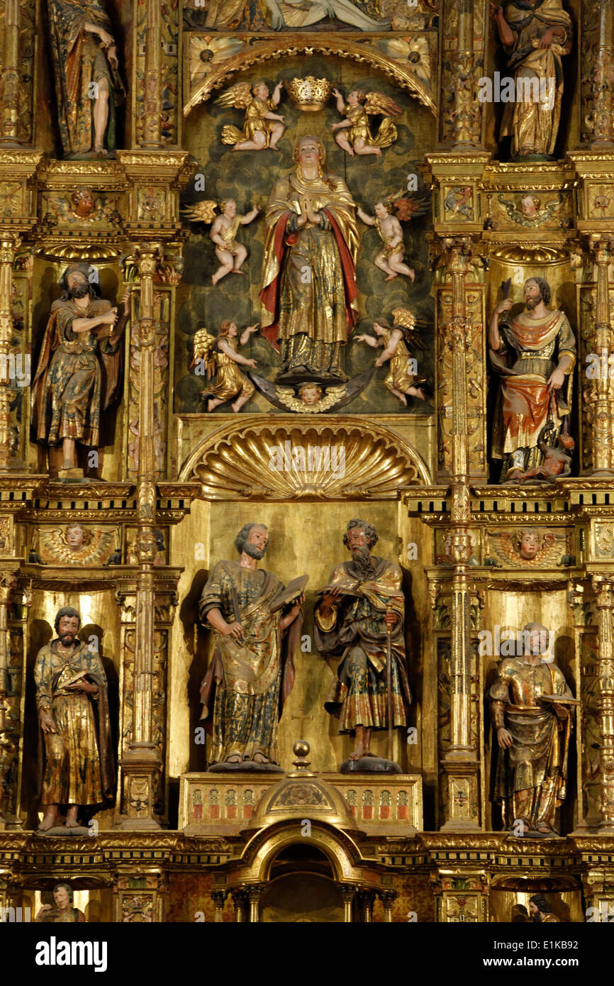 Iglesia del Sagrario reredos Stock Photo - Alamy