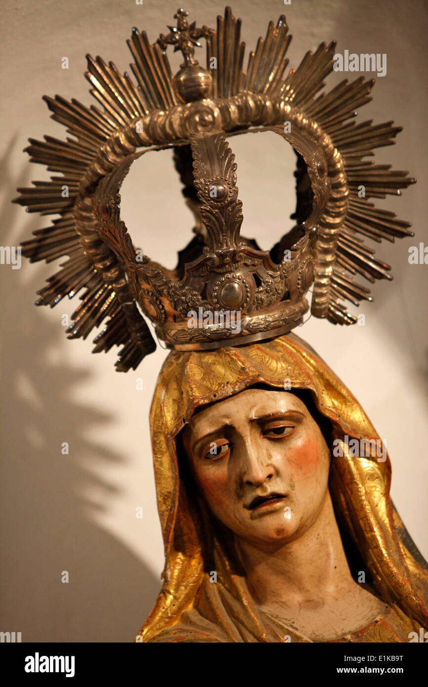 Virgin statue in San Francisco church Stock Photo - Alamy