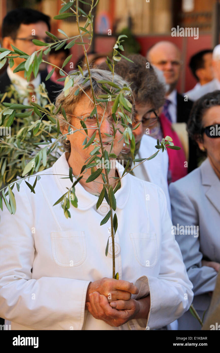 Palm Sunday Procession Stock Photo Alamy