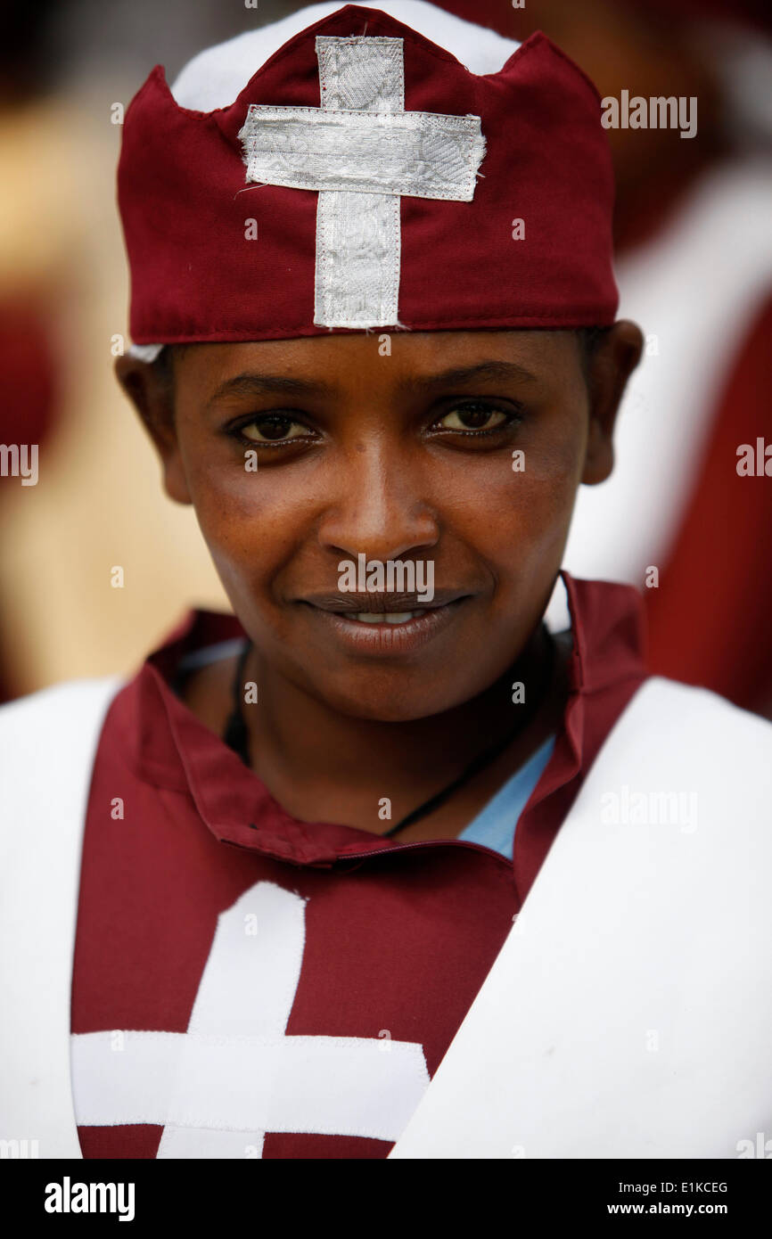Ethiopian choir singer Stock Photo - Alamy