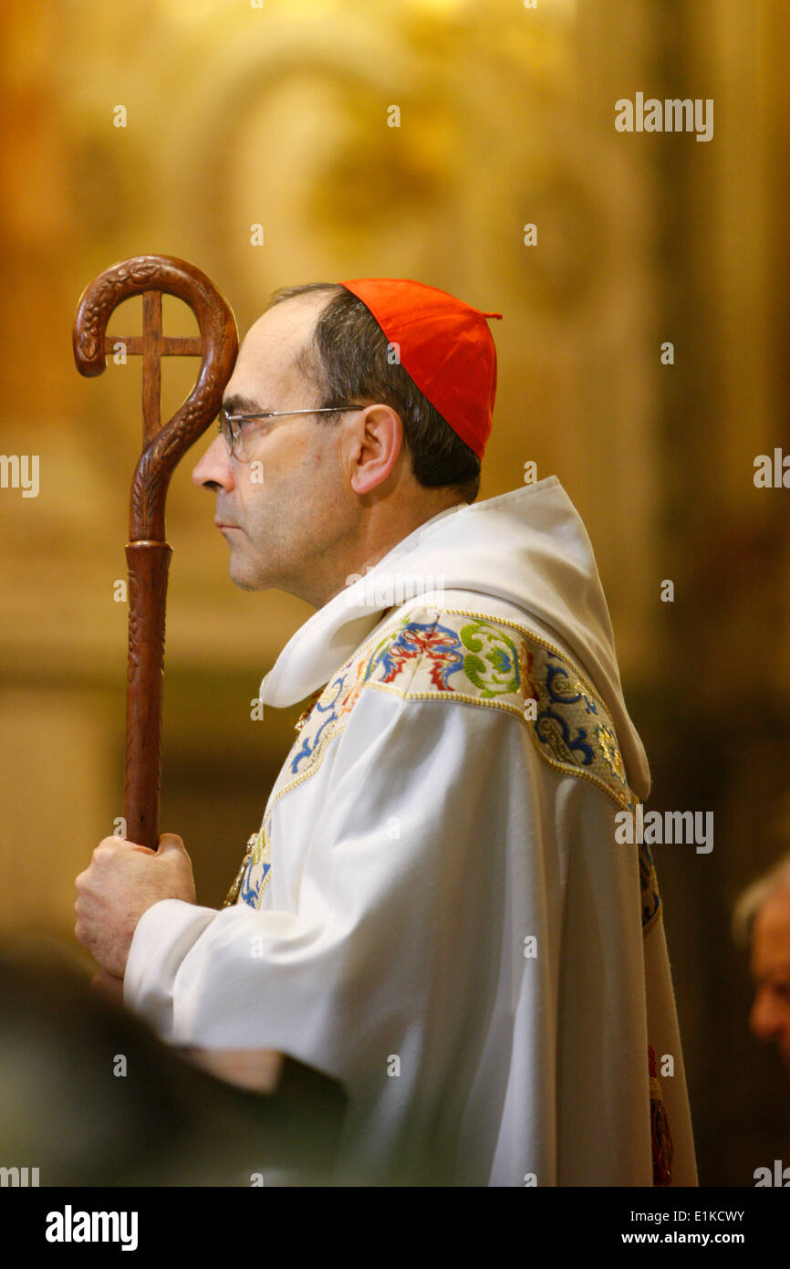 Cardinal Philippe Barbarin Stock Photo - Alamy