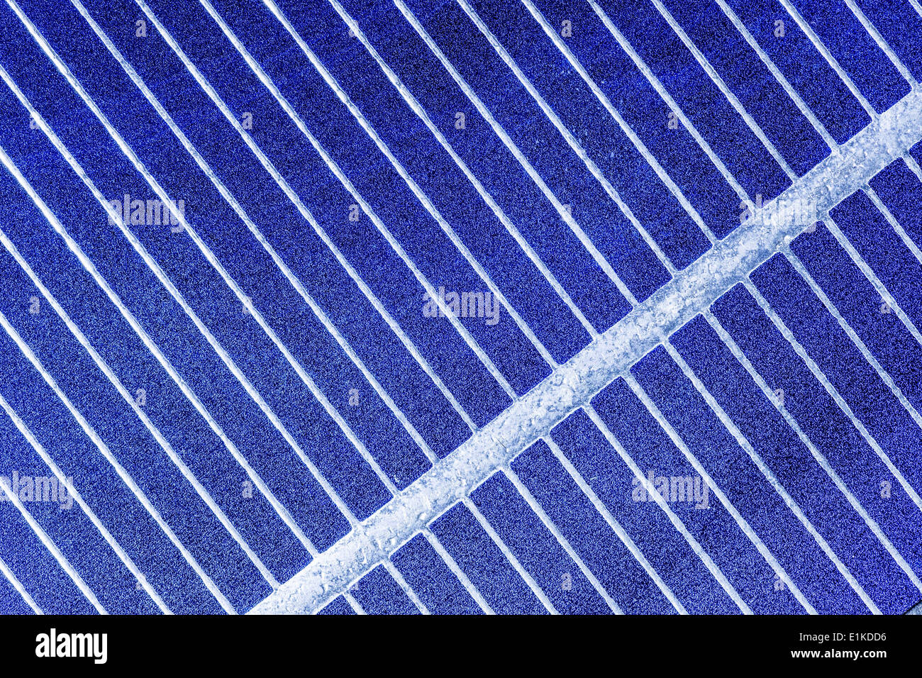 Solar cell Close-up of a high performance solar cell made from a ...