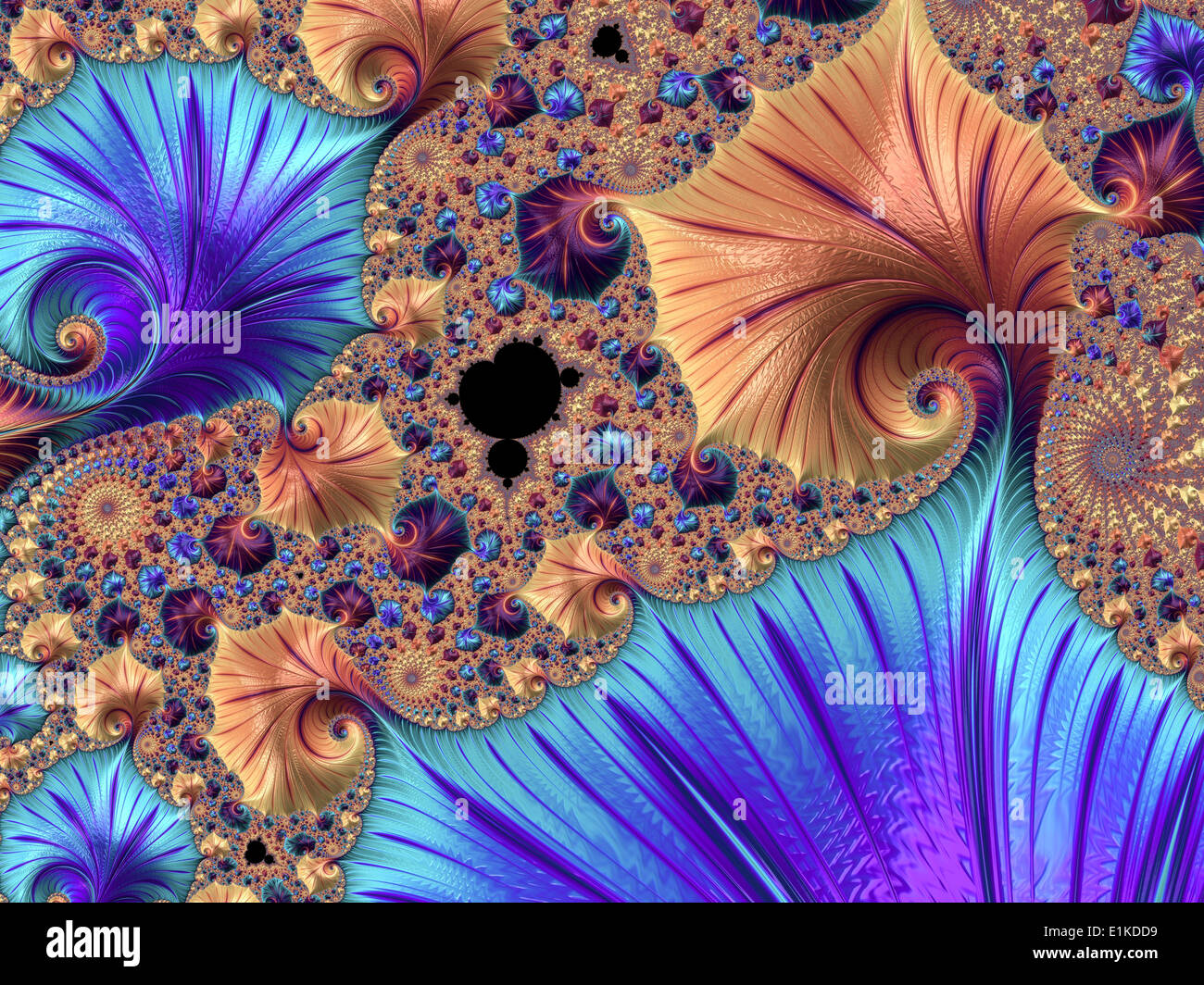 Fractal Geometry Mandelbrot Set High Resolution Stock Photography and ...