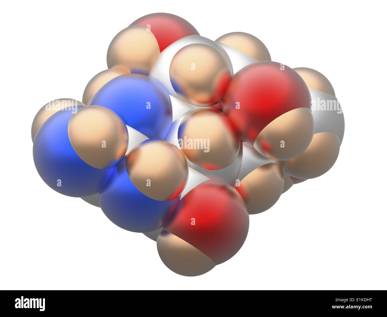 Tetrodotoxin (TTX) molecular model Potent neurotoxin without antidote ...
