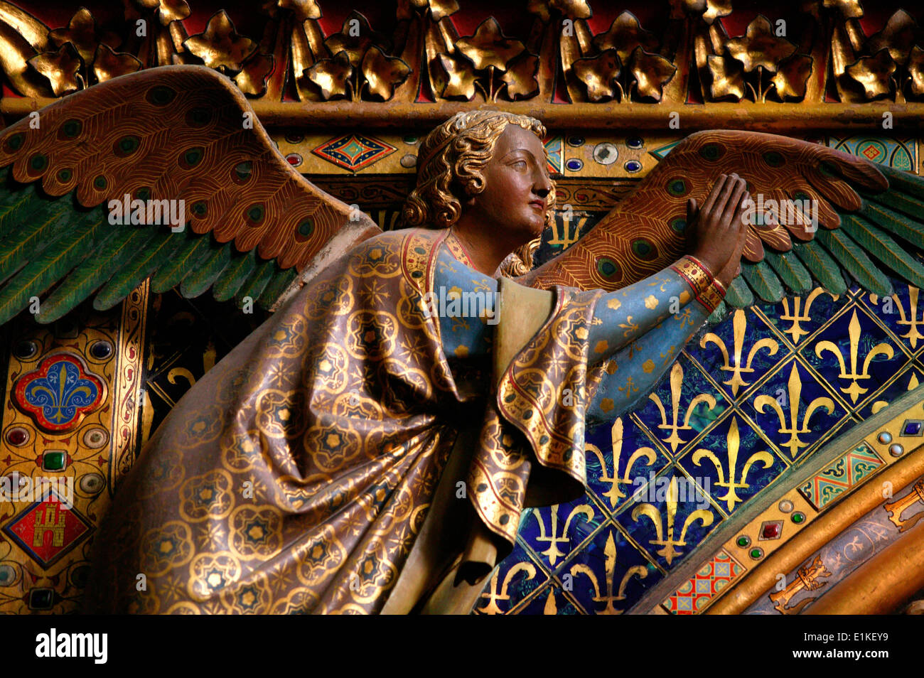 The Sainte Chapelle church. Angel Stock Photo - Alamy