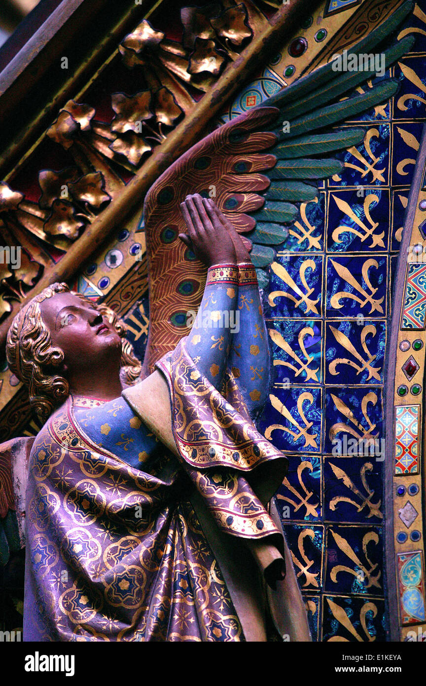The Sainte Chapelle church. Angel Stock Photo - Alamy