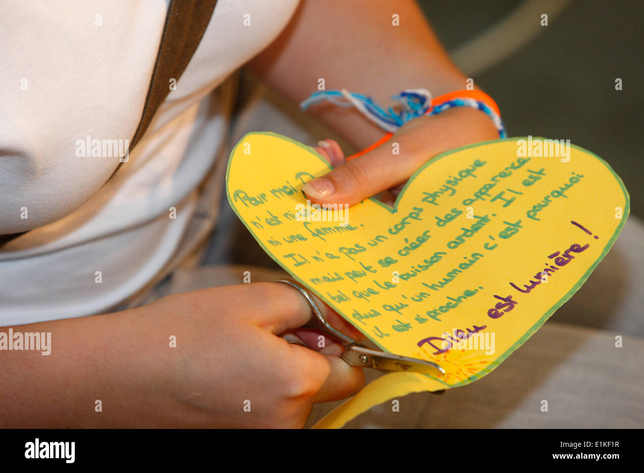 Bible study at a protestant gathering Stock Photo - Alamy