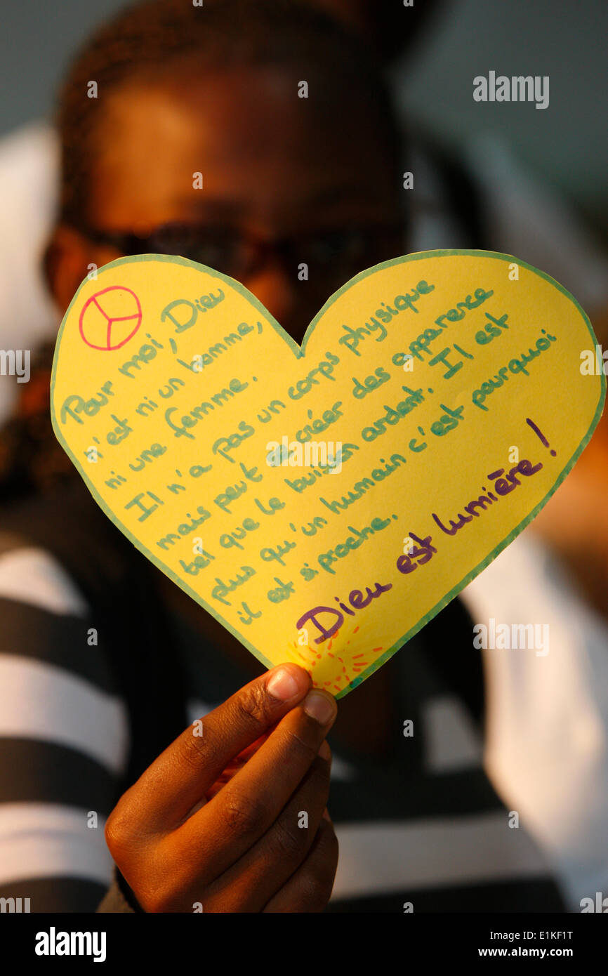 Bible study at a protestant gathering Stock Photo - Alamy