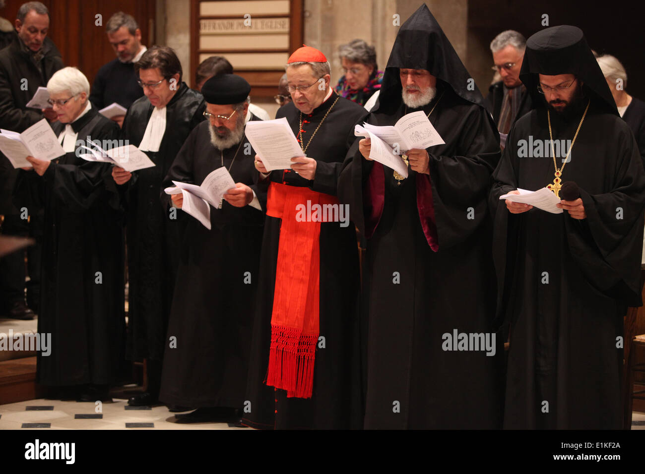 Oecumenical celebration in a reformed church Stock Photo - Alamy