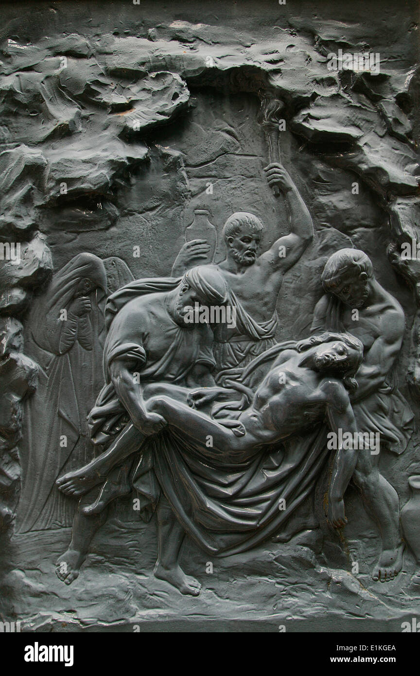 Entombment of Jesus Stock Photo - Alamy