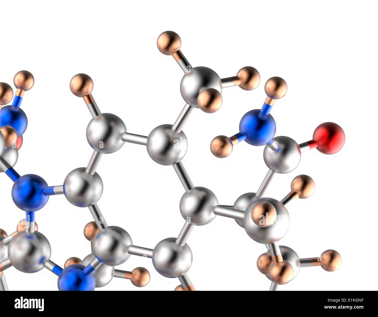 Molecule model computer generated hi-res stock photography and images ...