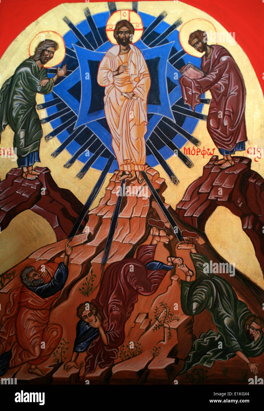 Icon : Jesus's Transfiguration Stock Photo - Alamy