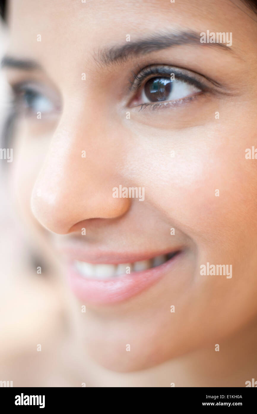 Smiling model woman hi-res stock photography and images - Alamy