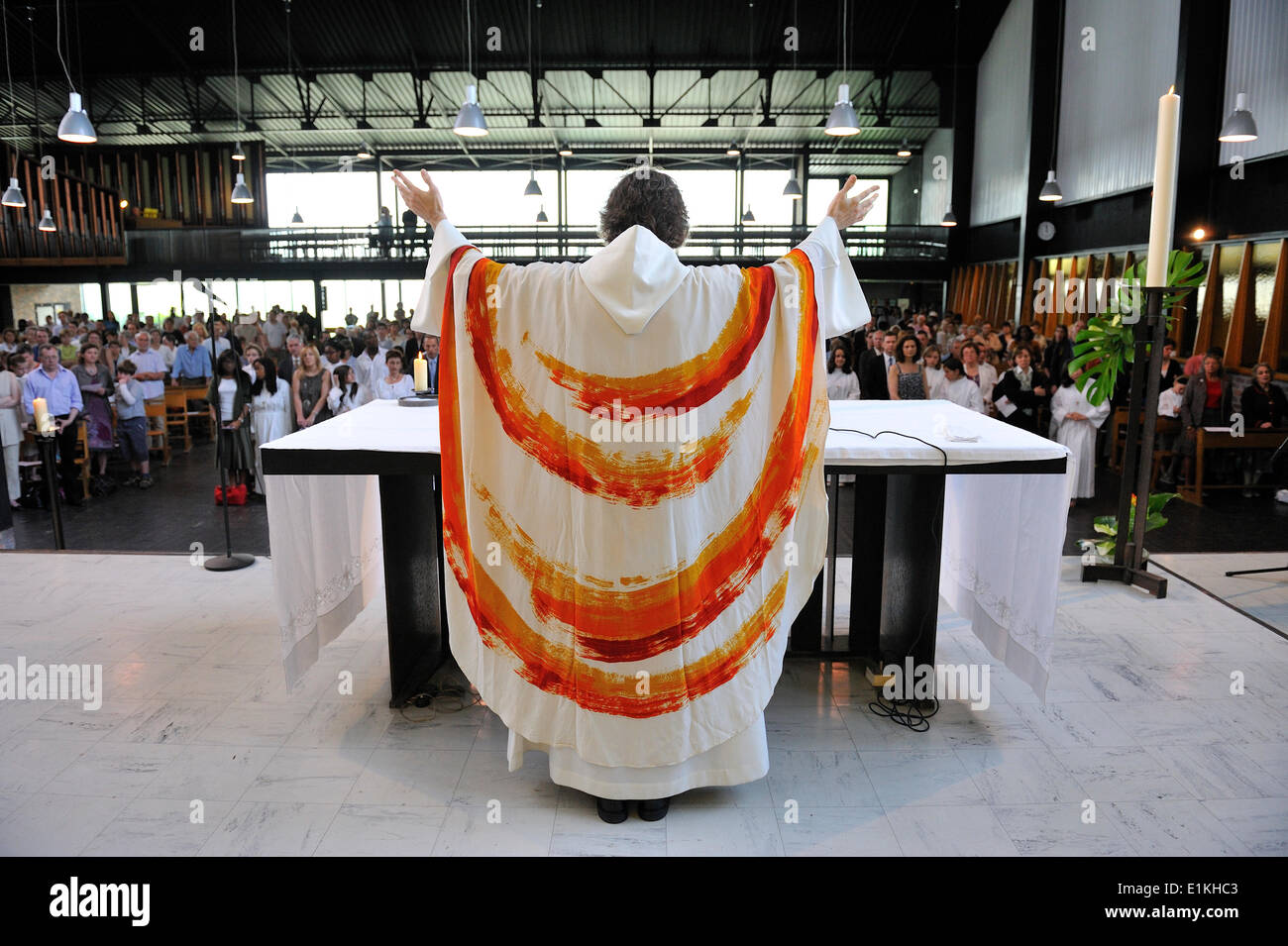 Eucharist in a catholic church Stock Photo - Alamy