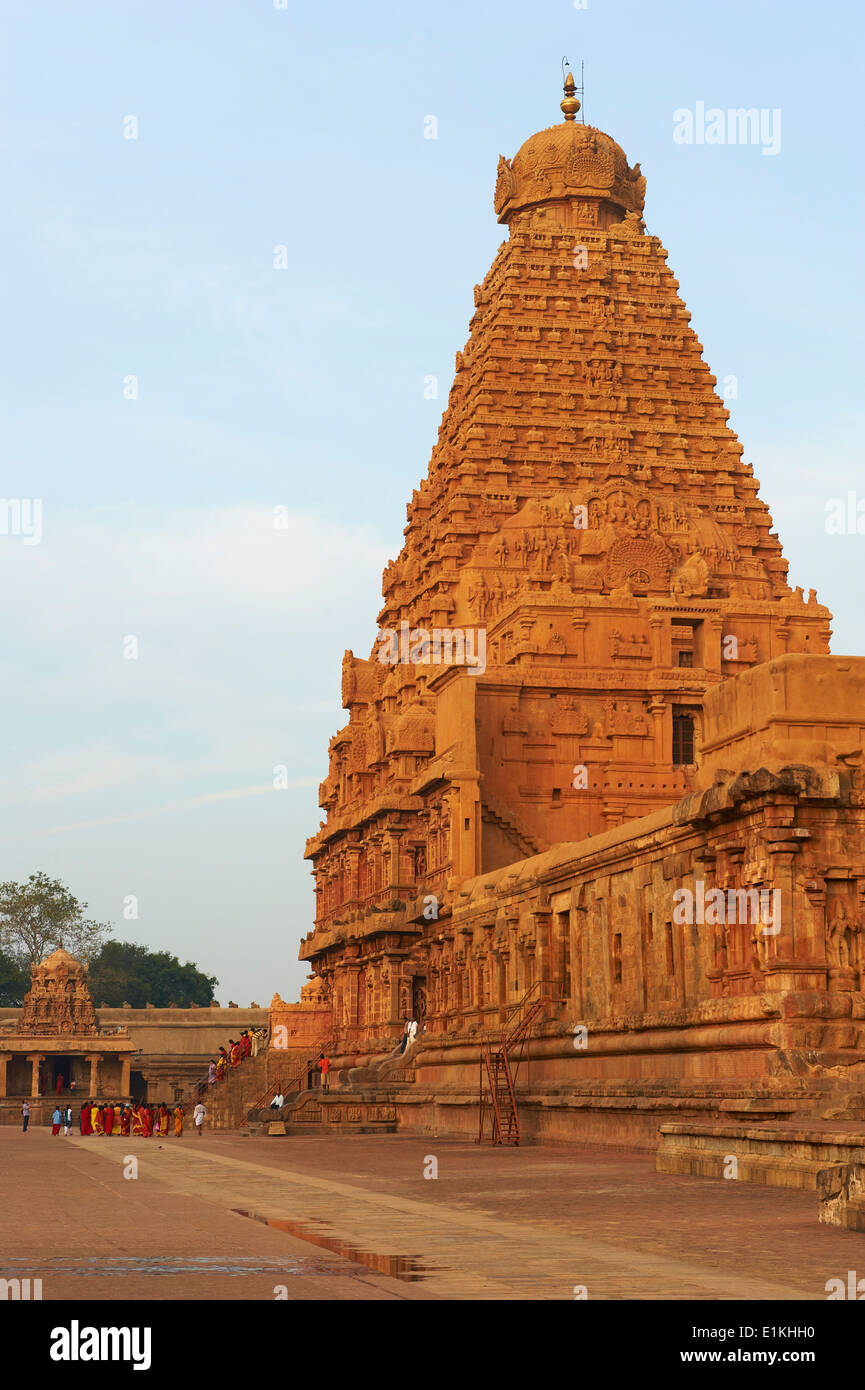 India, Tamil Nadu, Thanjavur (Tanjore), Bridhadishwara temple, Unesco ...