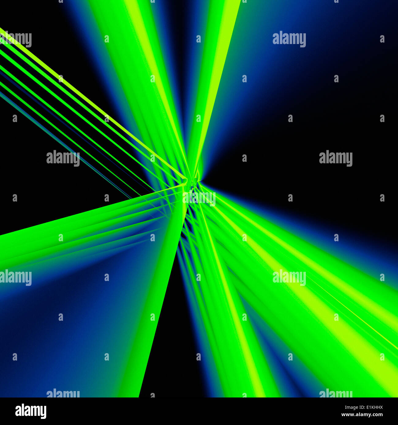 Artwork of a bright green abstract pattern Stock Photo - Alamy