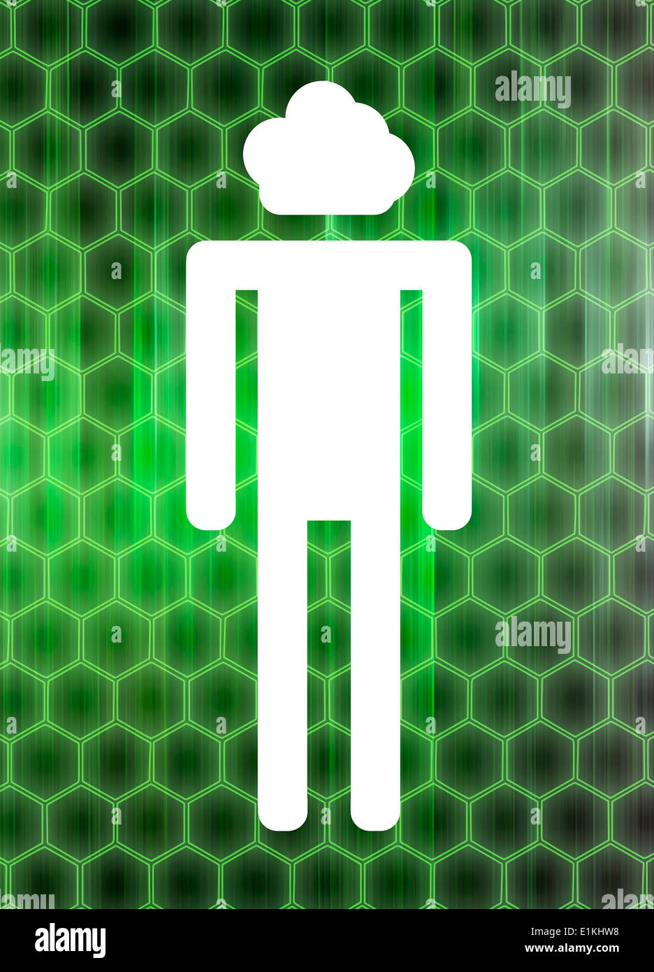 Cloud computing human hi-res stock photography and images - Alamy