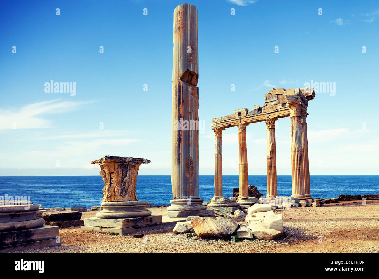 The Temple of Apollo Side Turkey Stock Photo - Alamy