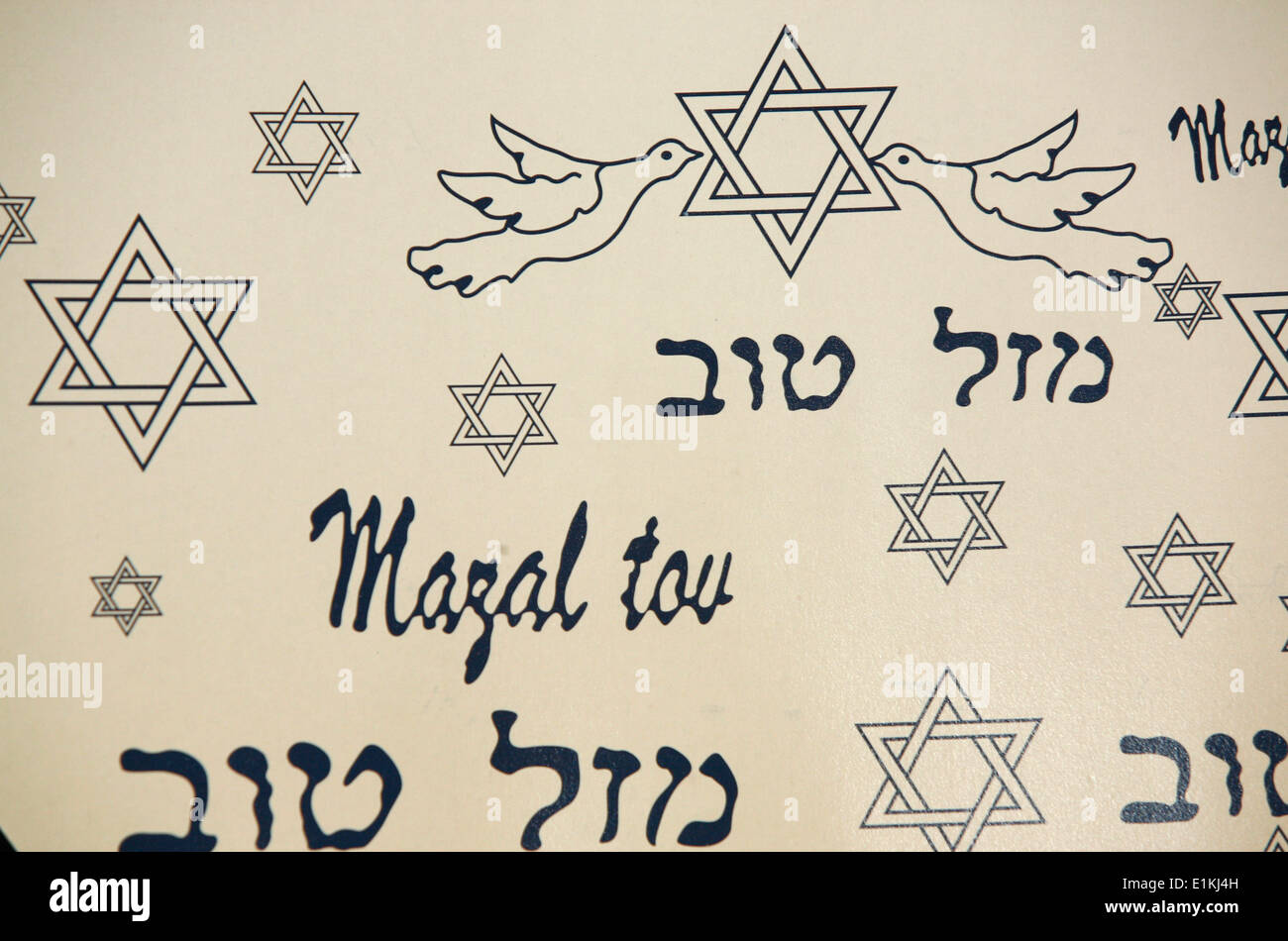 Mazel tov hi-res stock photography and images - Alamy