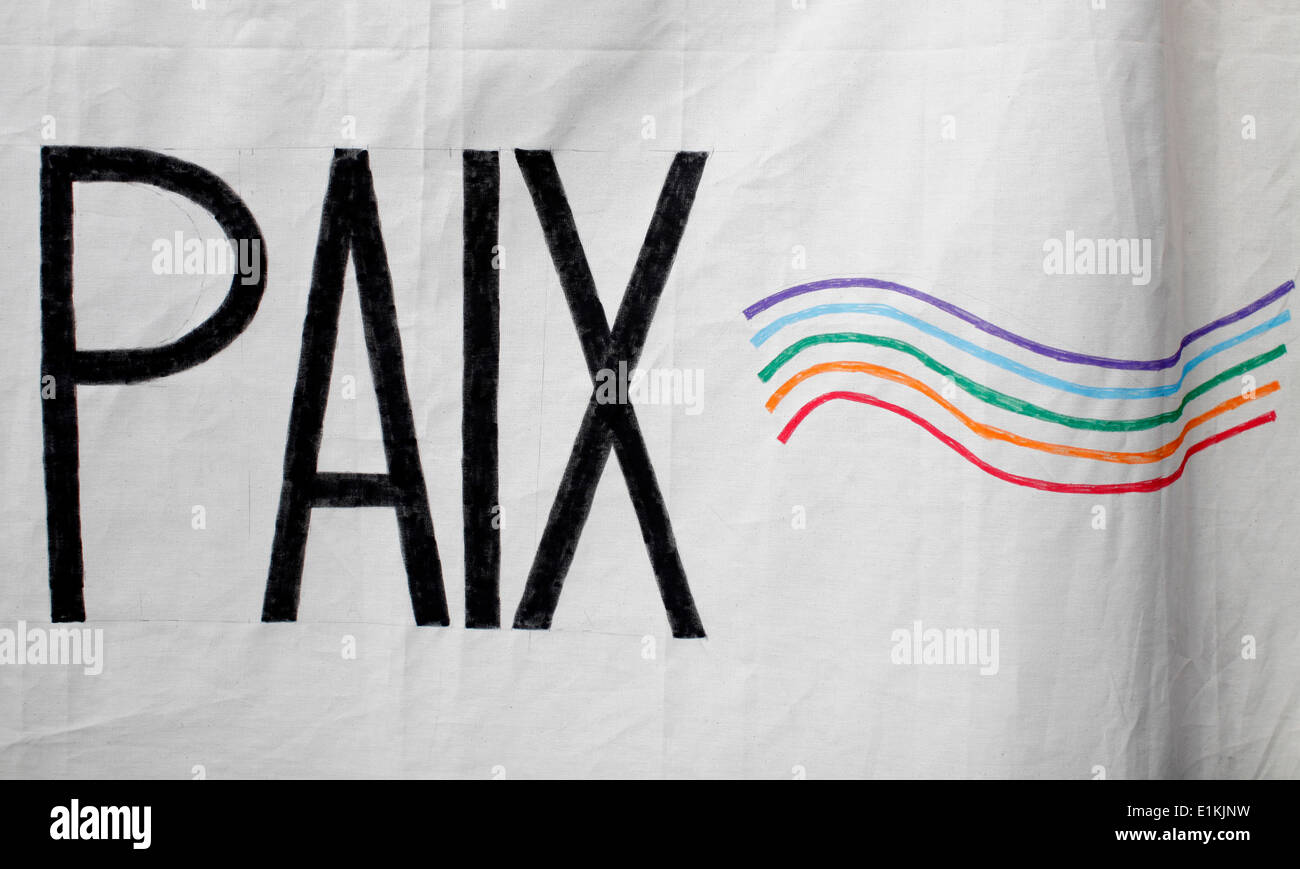 Banner of peace hi-res stock photography and images - Alamy