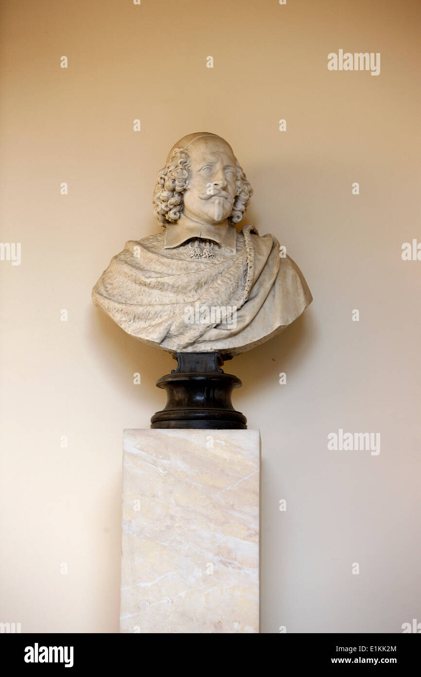 Statue of Mazarin at the French Academy Stock Photo - Alamy
