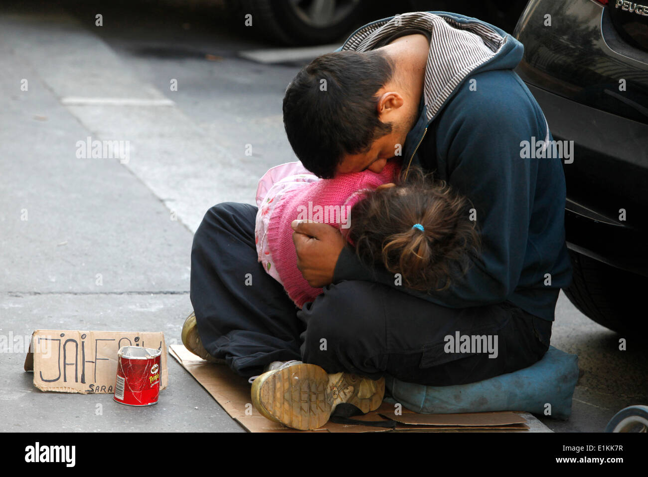 Beggar in Paris Stock Photo - Alamy