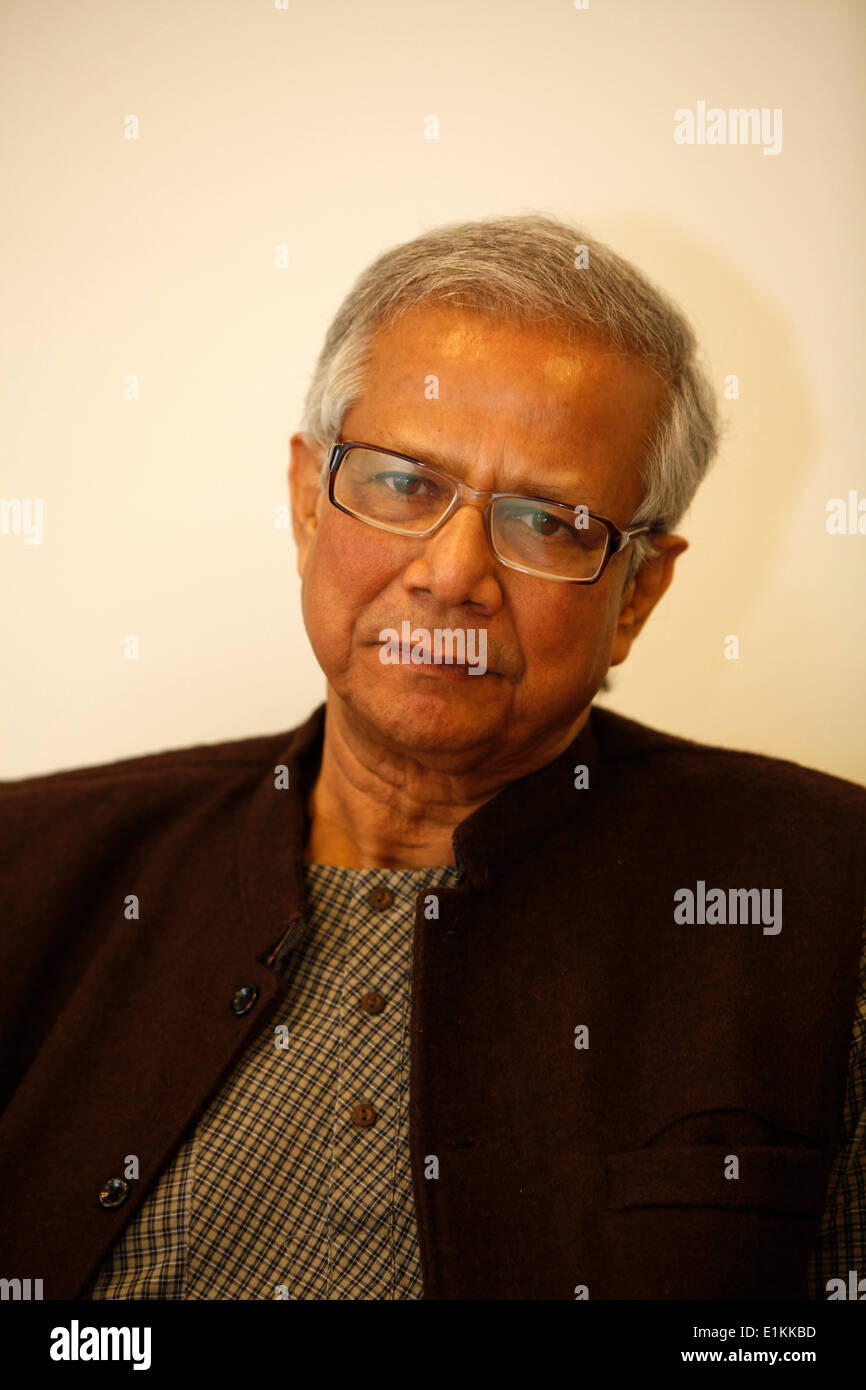 Nobel Prize winner Muhammad Yunus, who founded the Grameen Bank Stock ...